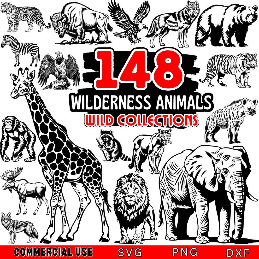 Forest Animals SVG Bundle | Wildlife Cut Files for Cricut & Silhouette ...