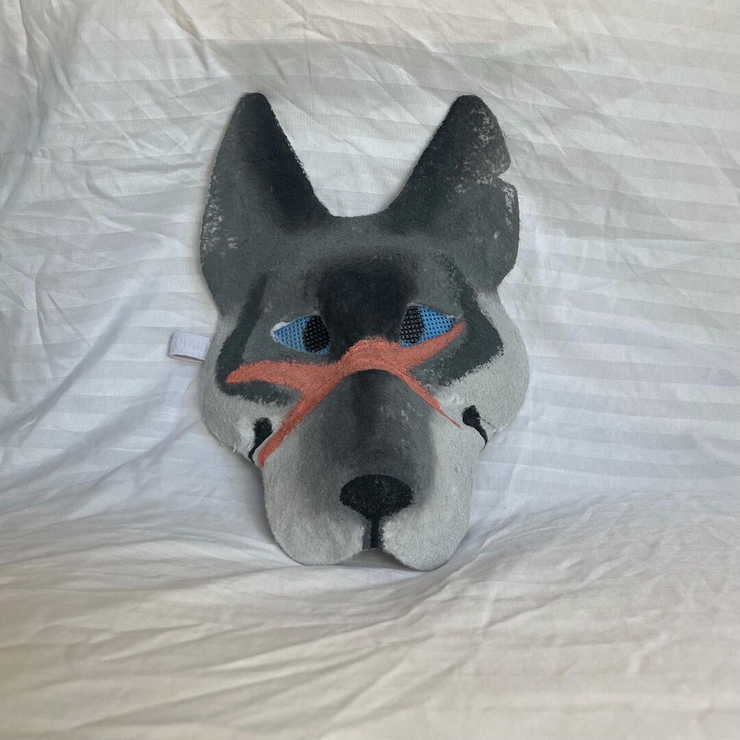 Wolf Mask for Therian, Quadropics, Costume - Etsy