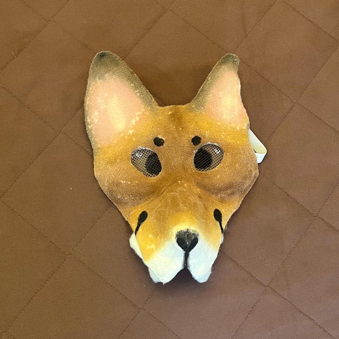 Dhole Mask With Plush Teeth for Therian, Quadropics, Costume - Etsy