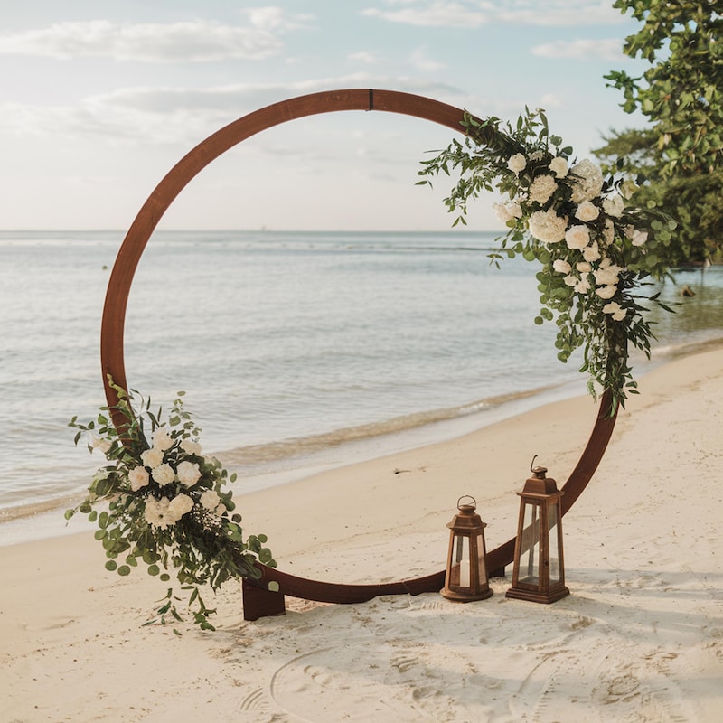 Round Wedding Arch - Etsy