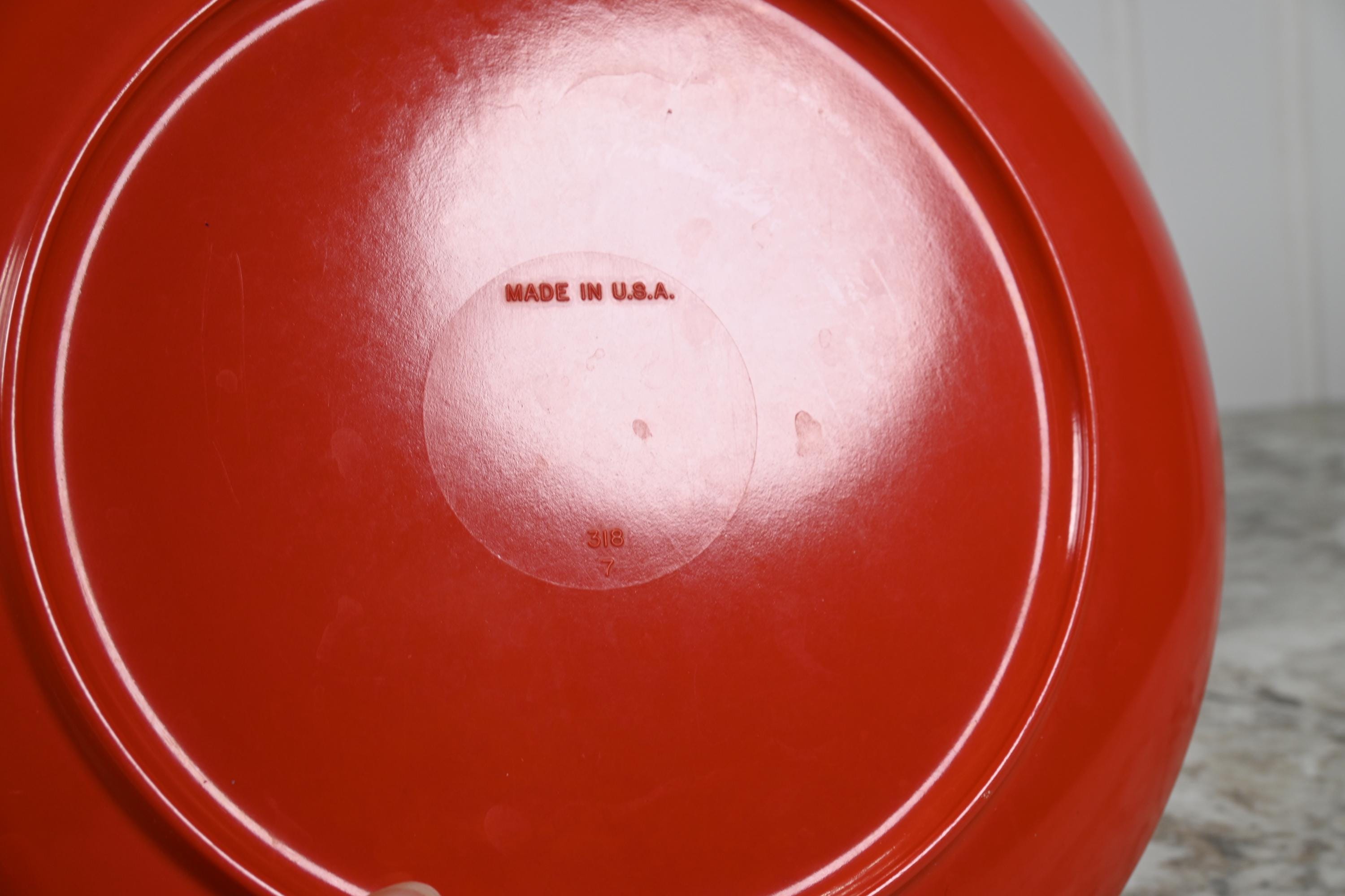 Mid-century Red Melamine Snack Plates - Set of 6 - Made in USA - Etsy