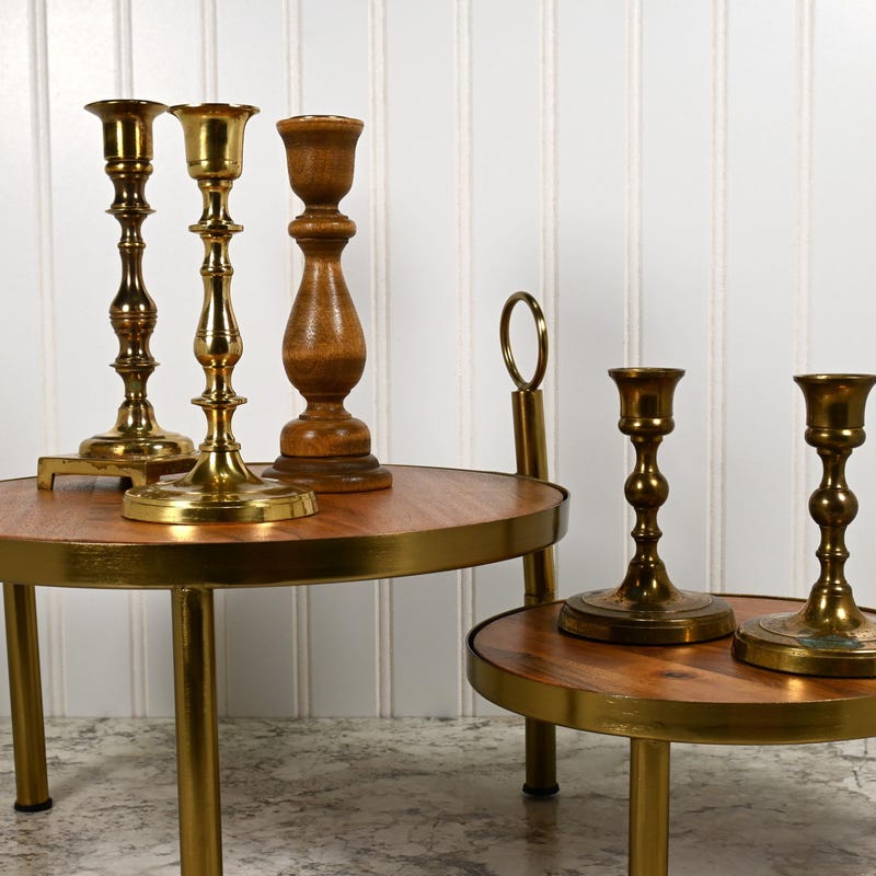 Candle Holder and Snuff - Etsy