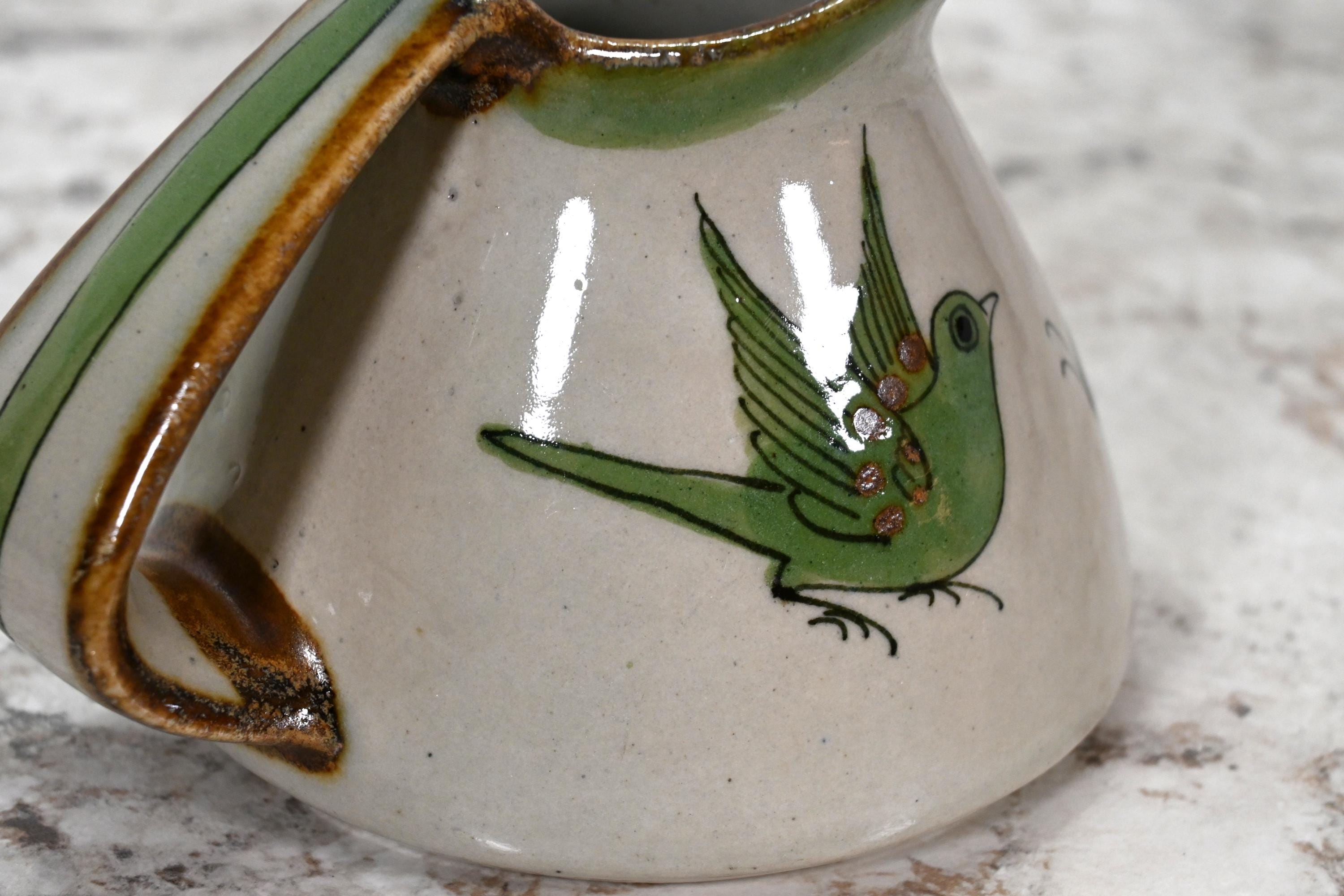 Ken Edwards El Palomar Mexico With Spider Marking Jug Pitcher Creamer ...