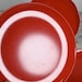 Mid-century Red Melamine Snack Plates - Set of 6 - Made in USA - Etsy