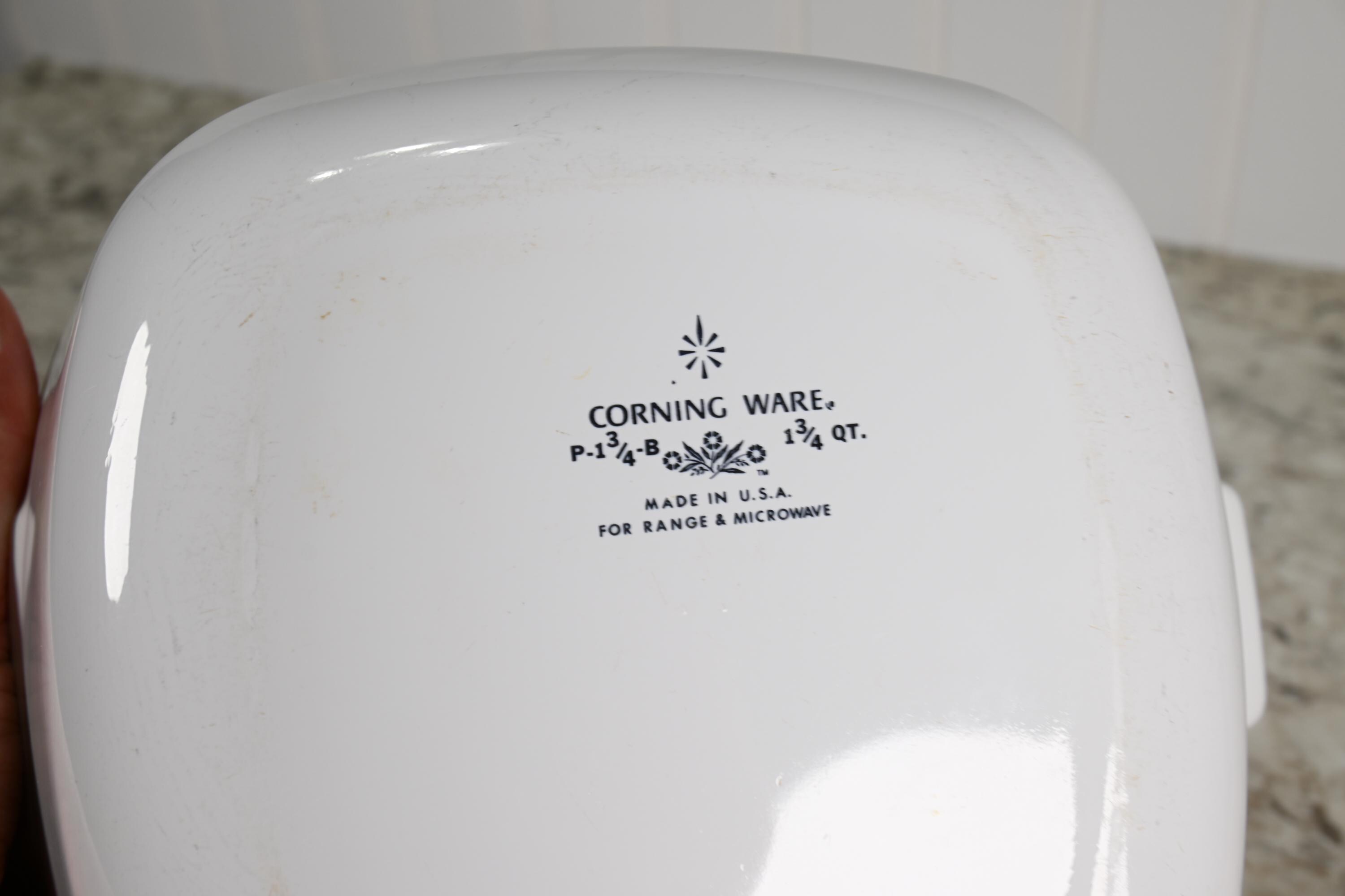 Rare 1960's Corning Ware American Oil Star / Snowflake 1 3/4 Quart ...