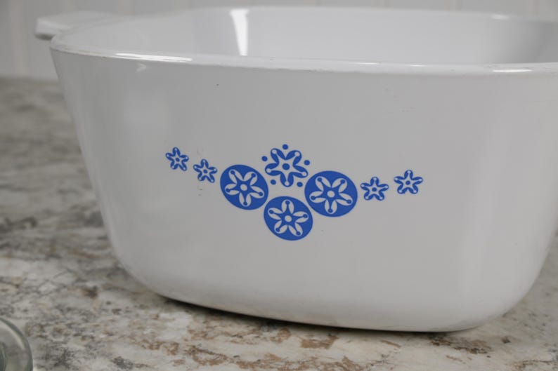 Rare 1960's Corning Ware American Oil Star / Snowflake 1 3/4 Quart ...