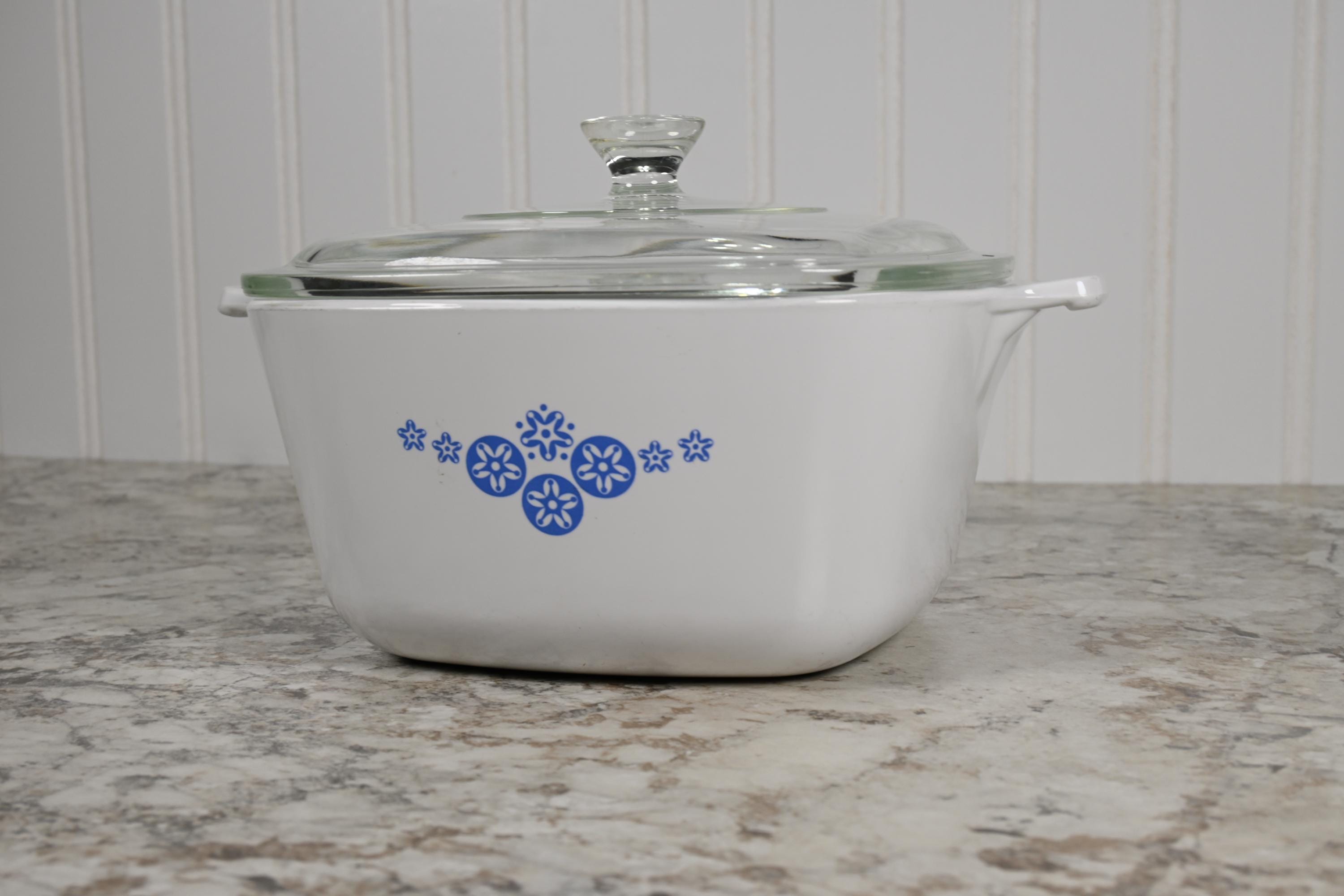 Rare 1960's Corning Ware American Oil Star / Snowflake 1 3/4 Quart ...