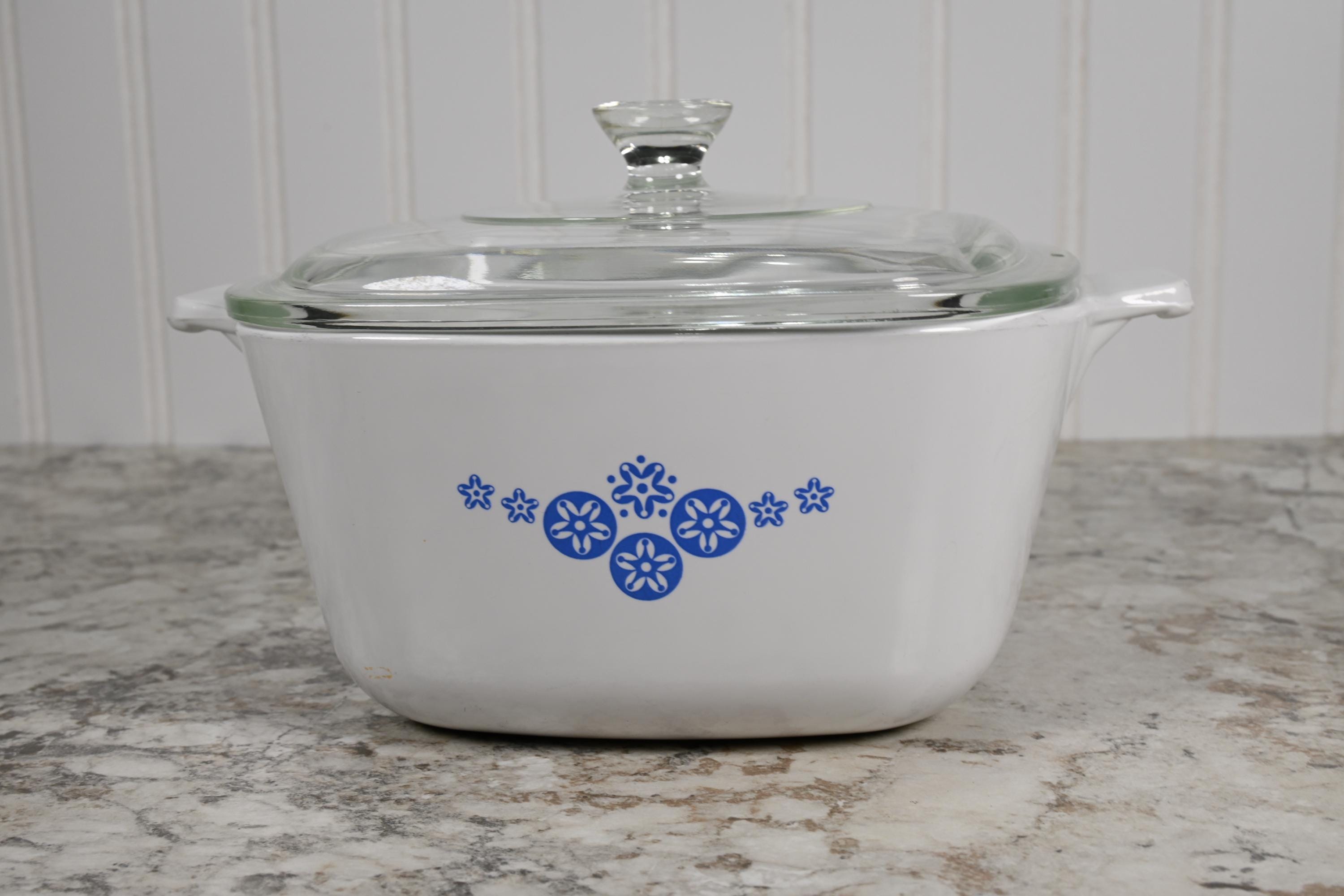 Rare 1960's Corning Ware American Oil Star / Snowflake 1 3/4 Quart ...