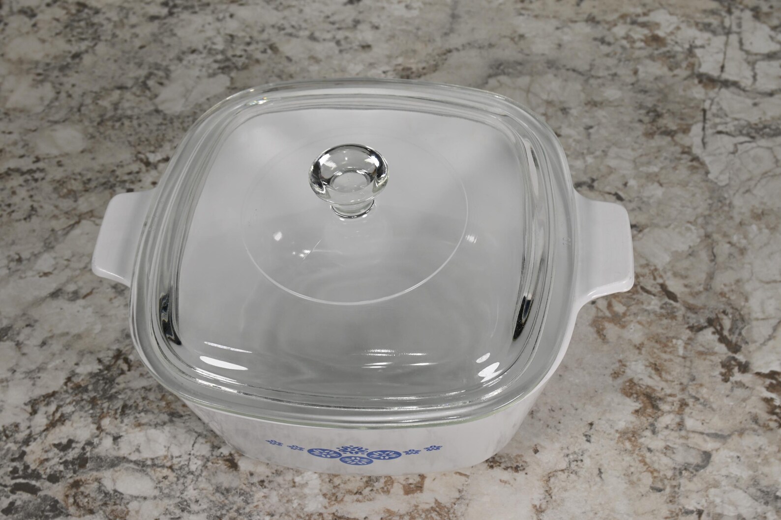 Rare 1960's Corning Ware American Oil Star / Snowflake 1 3/4 Quart ...