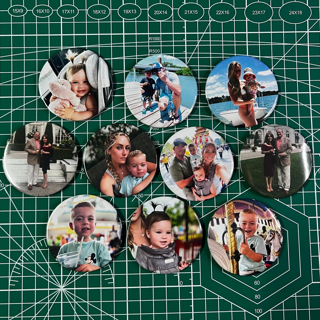 Custom Round Fridge Magnets-husband Gift-personalized Gifts-kitchen ...