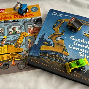 Construction Zone Sensory Bin and Book - Etsy