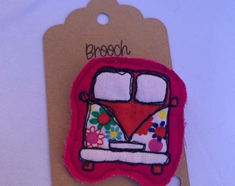 Floral Embroidery Brooch Pin| Handmade Girl Embroidered Pin|party Coat ...