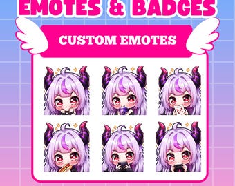Custom Twitch Emotes Twitch Emote for Streamer Animated Emotes YCH ...
