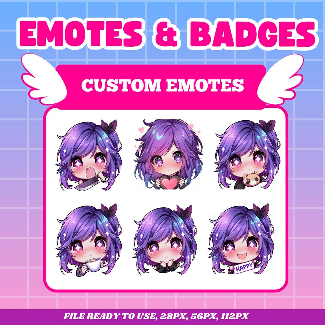 Custom Twitch Emotes, Kick Emotes, Sub Emote, Pet Animal Emote for Your ...