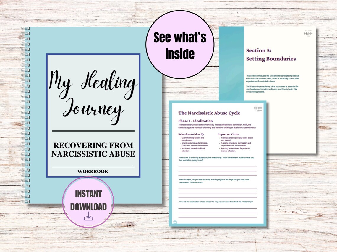 Narcissist Abuse Recovery Workbook - Etsy