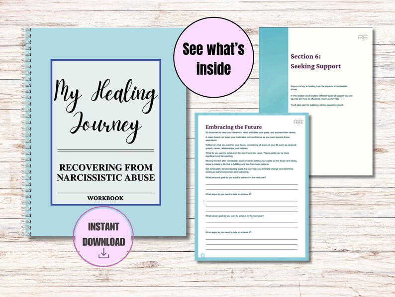 Narcissist Abuse Recovery Workbook - Etsy