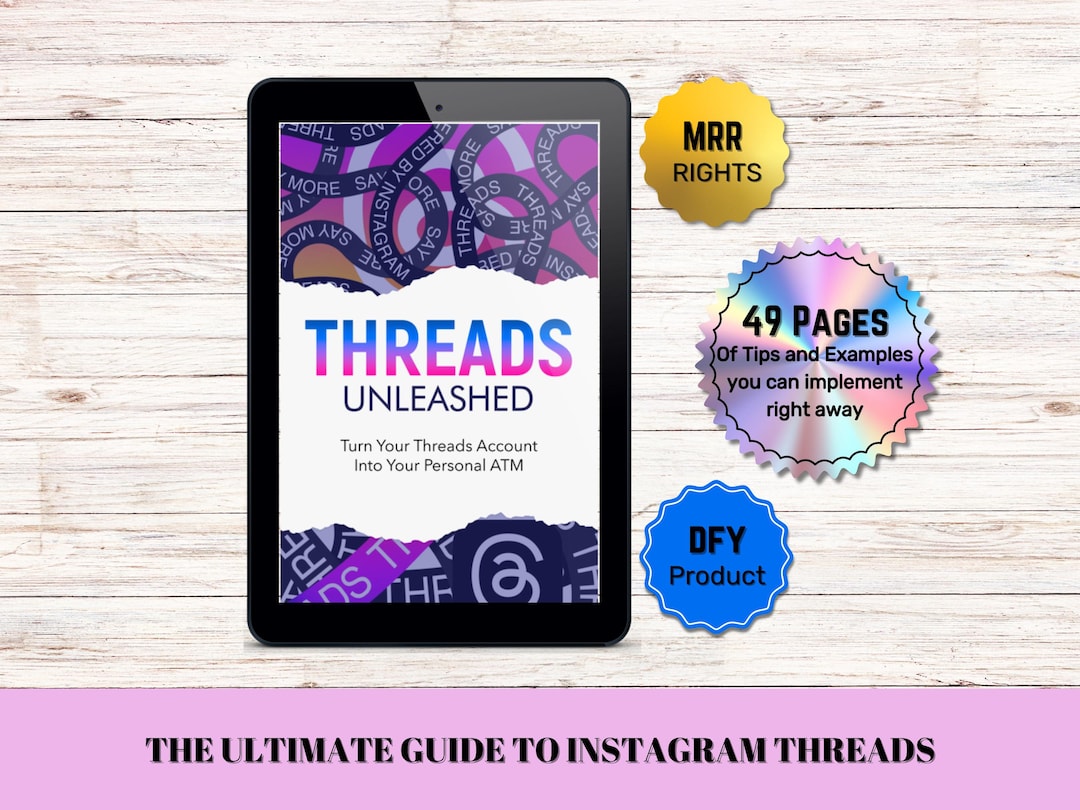 Threads UNLEASHED, Adam Dukes, Digital Products, Ebook, Digital Guide ...