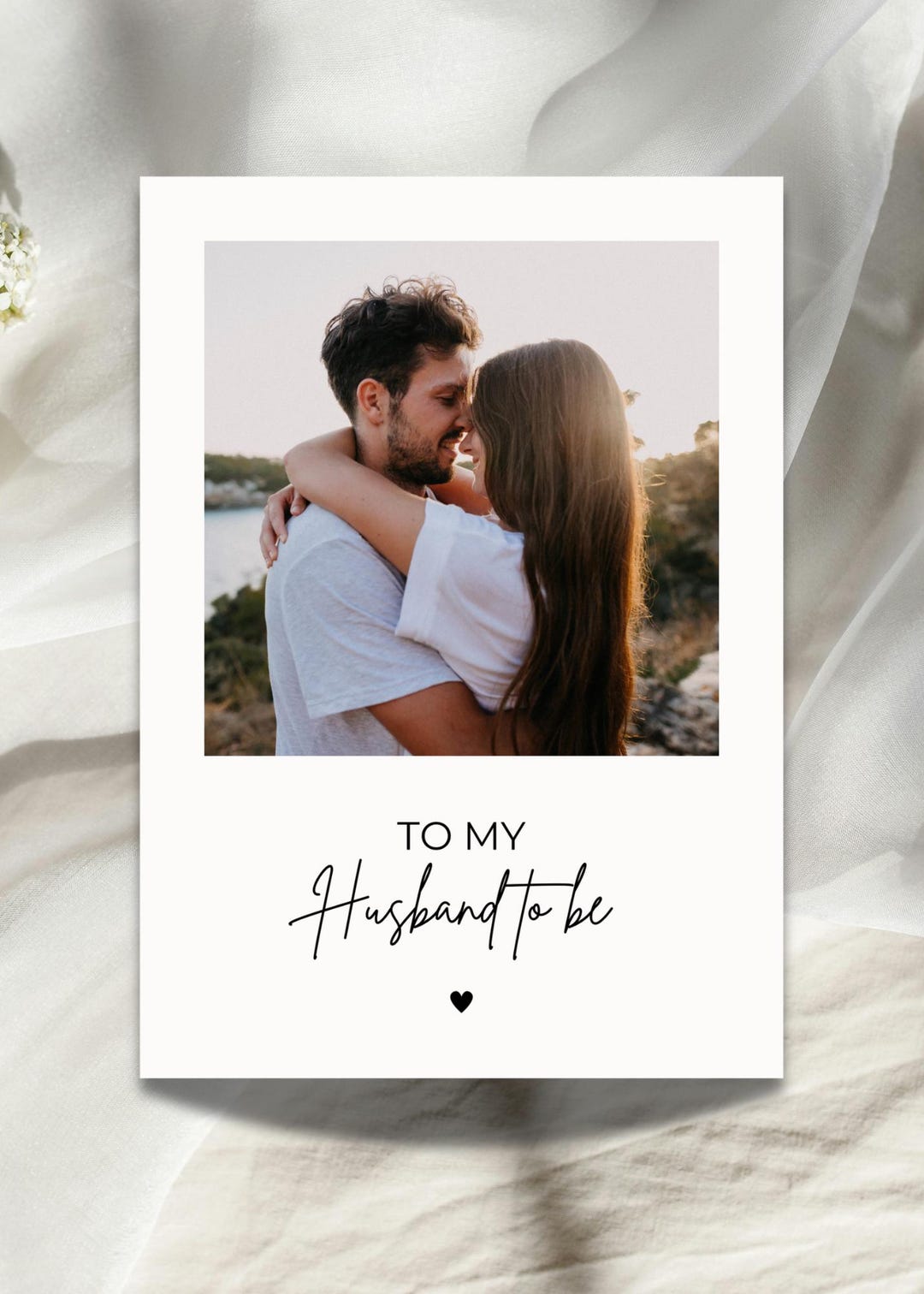 To My Husband to Be Wedding Card, Minimalist DIY Printable (digital ...