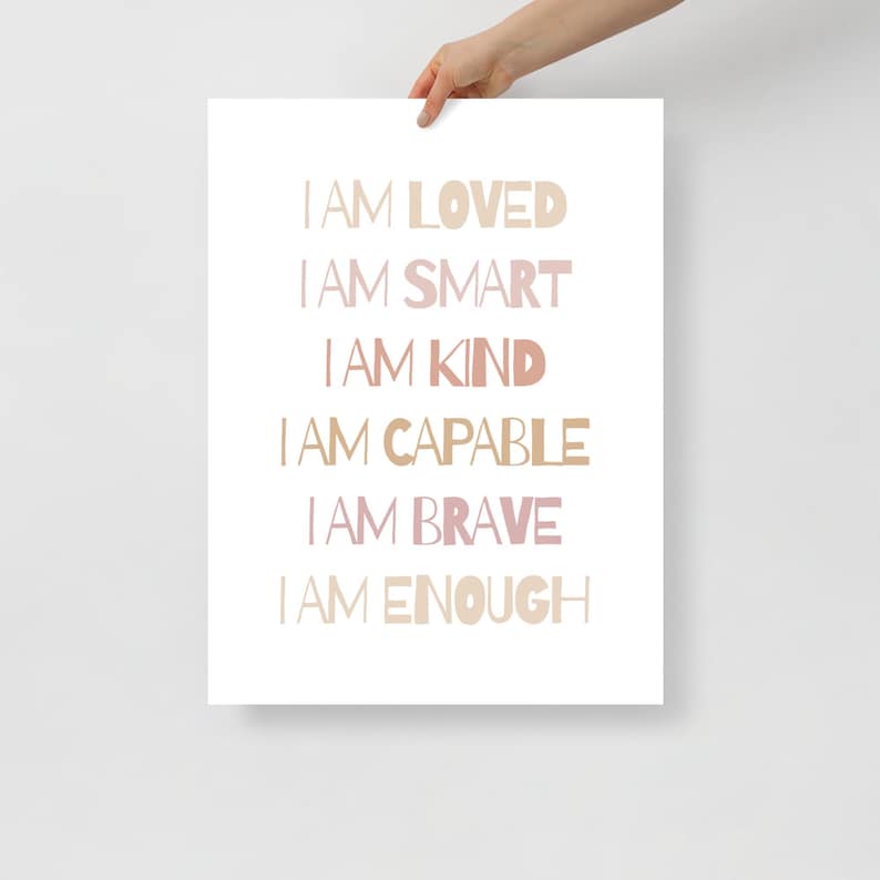 I Am Loved Poster - Etsy
