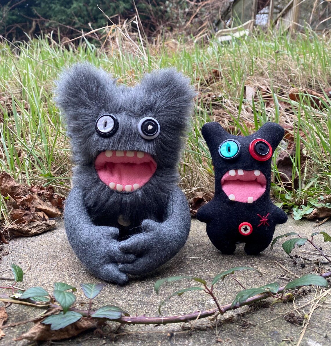 Handy Dandy & Baby Bandy Uncanimal Voodoo Doll Creepy Cute Monster ...