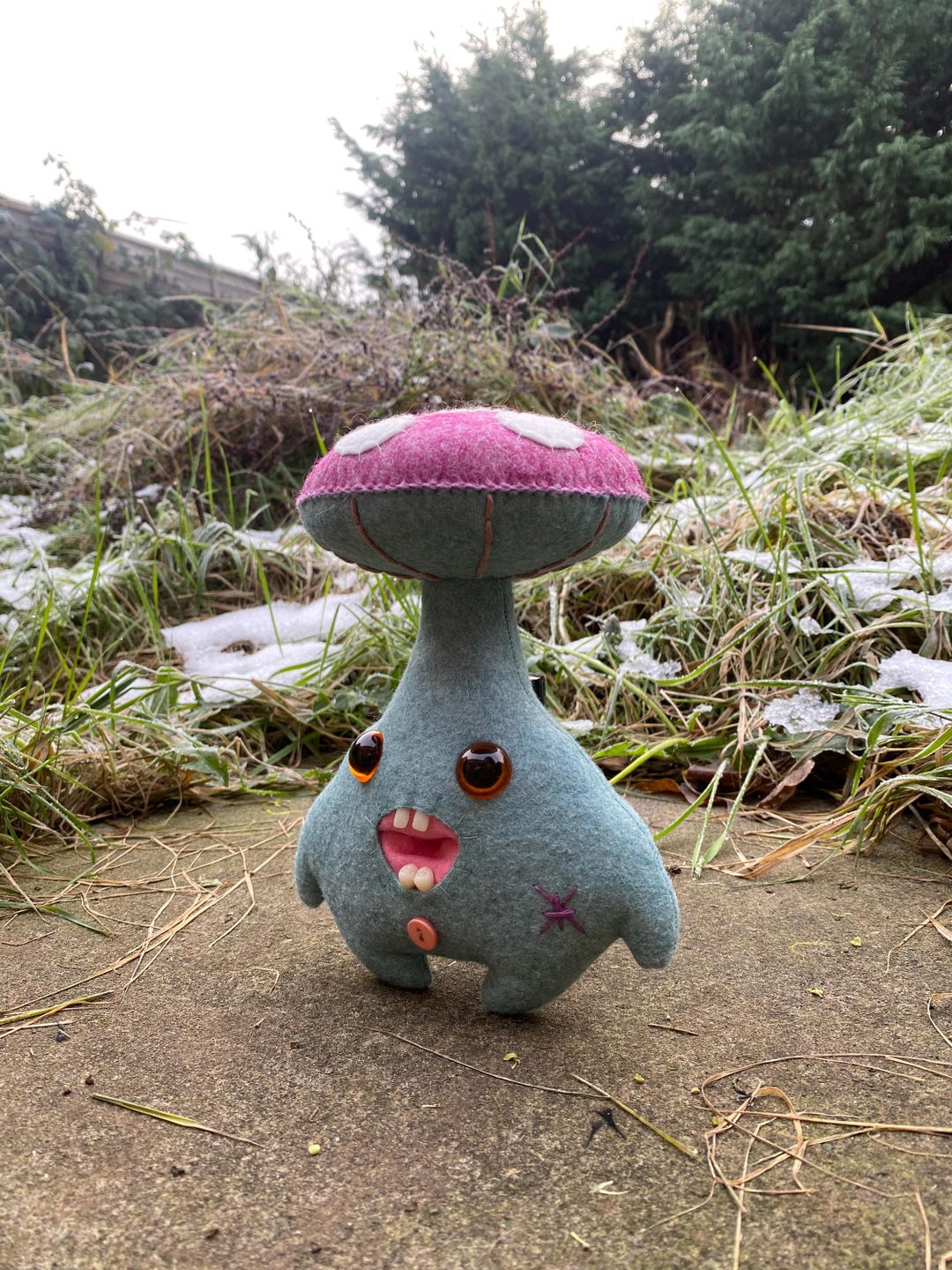 Shroomling Uncanimal Mushroom Fungus Goblin Core Monster Voodoo Doll ...