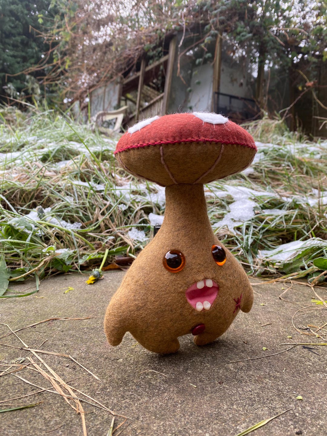 Shroomling Uncanimal Mushroom Fungus Goblin Core Monster Voodoo Doll ...