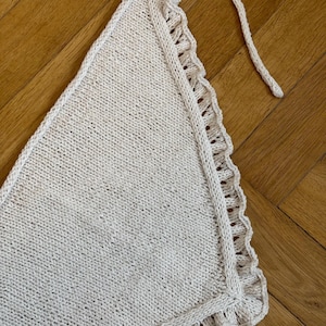 May Bandana Knitting Pattern. Headscarf/headpiece/kerchief. - Etsy