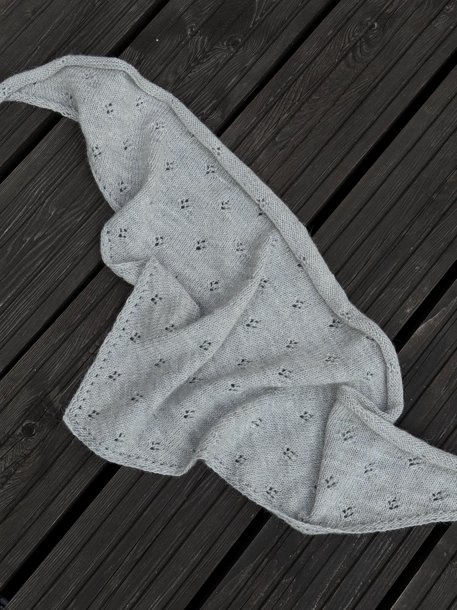 Paloma Pointelle Scarf Knitting Pattern. Bandana/kerchief/shawl. - Etsy
