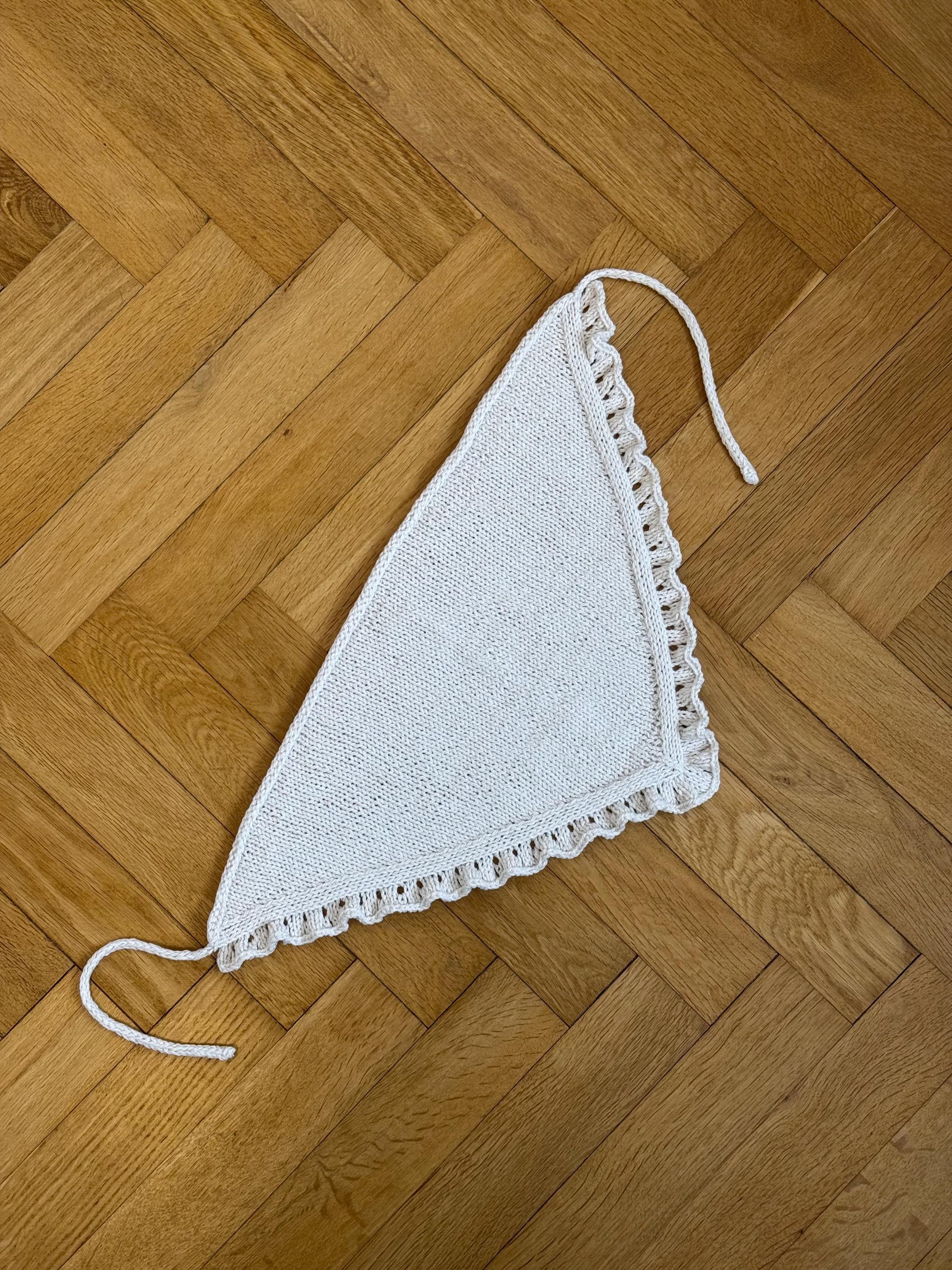 May Bandana Knitting Pattern. Headscarf/headpiece/kerchief. - Etsy