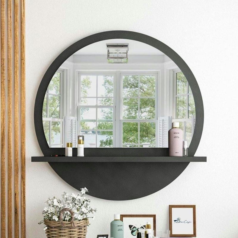 Mirror With Shelf - Etsy