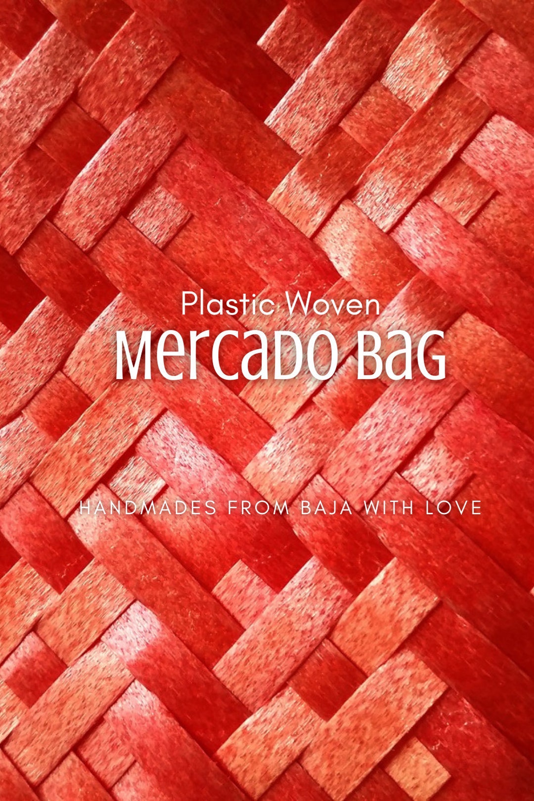 Mexican Shopping Bag, Traditional Colorful Basket Plastic Tote Bags ...