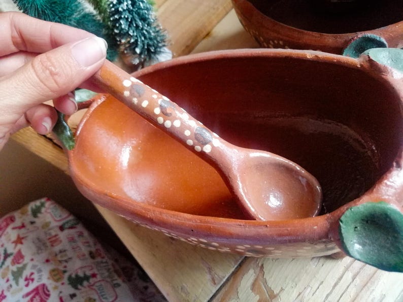 Red Clay Piggy Salsa Bowl, Traditional Pottery From Capula, Michoacan ...