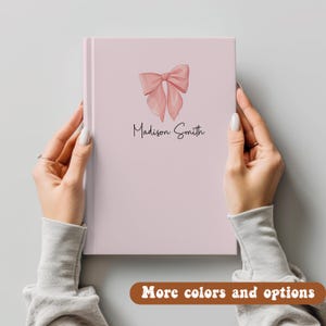 Personalized Notebook With Name, Hardcover Journal Matte, Custom ...