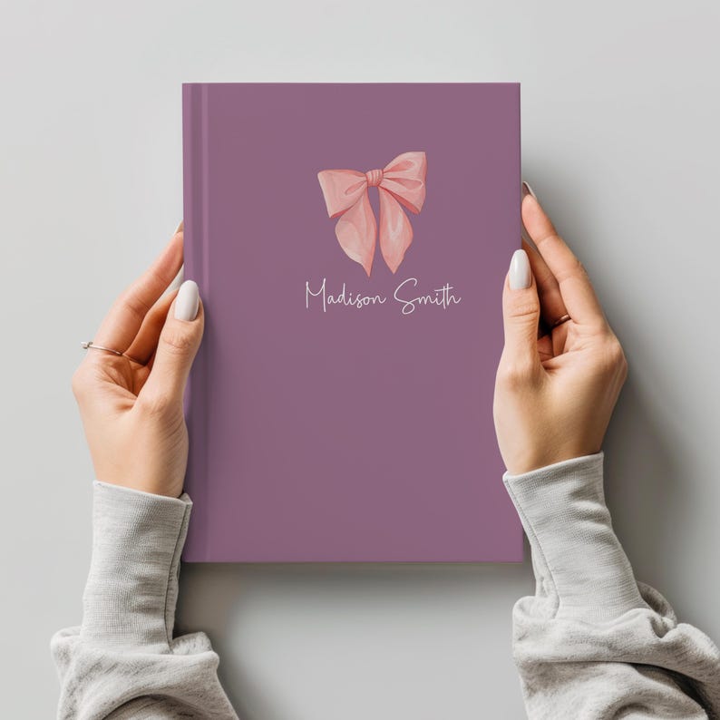 Personalized Notebook With Name, Hardcover Journal Matte, Custom ...