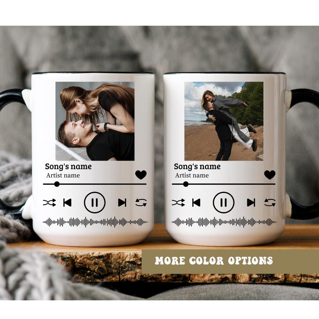 Personalized Wedding Couple Mugs Anniversary Gift , Valentine's Couples ...