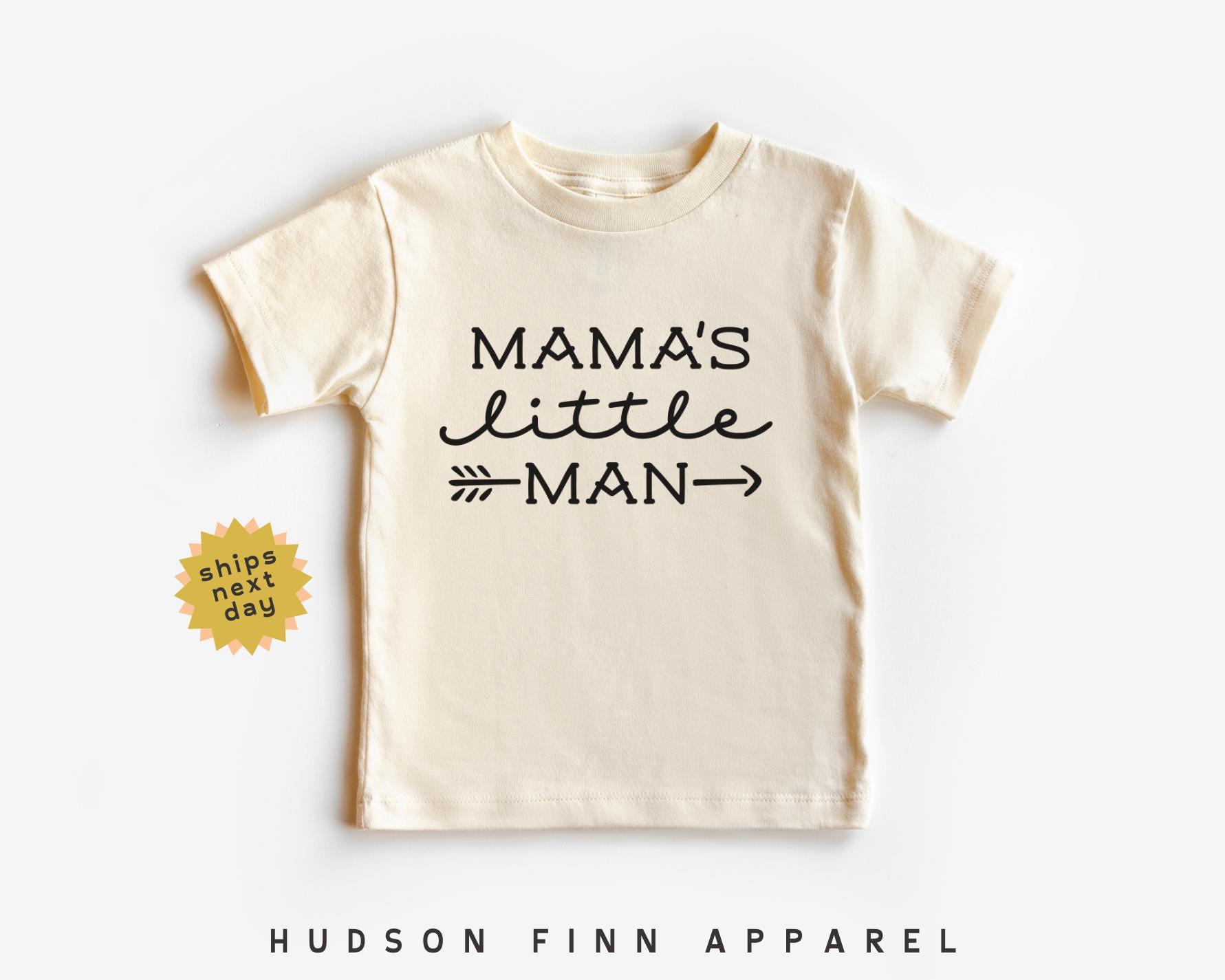 Mama's Little Man Kids Shirt, Little Man Baby Onesie®, Retro Toddler ...