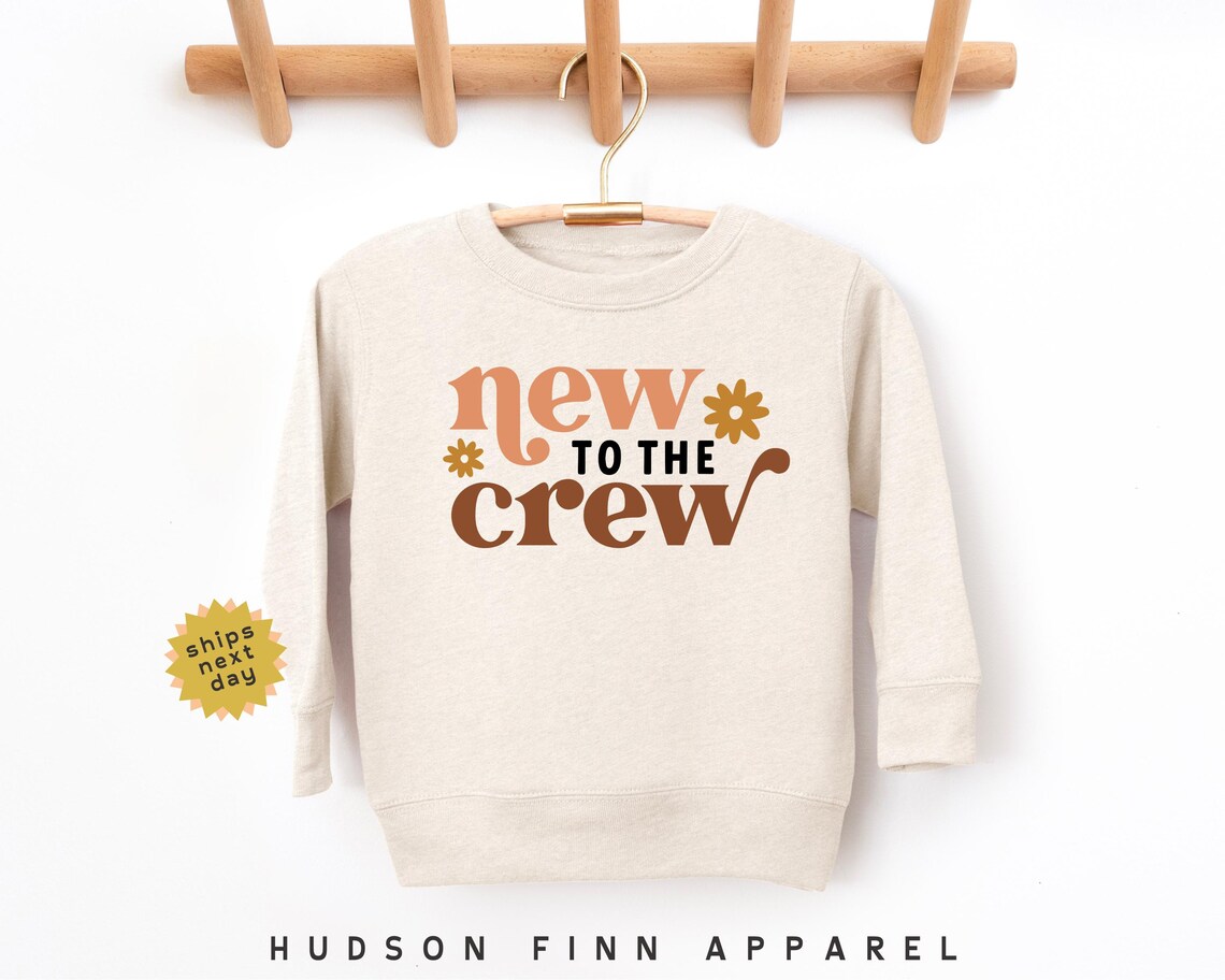 New to the Crew Baby Shirt, Pregnancy Announcement Baby Tee, Baby ...