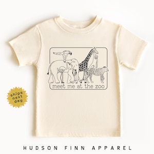 Meet Me at the Zoo Shirt, Matching Zoo Shirts for Toddlers, Matching ...