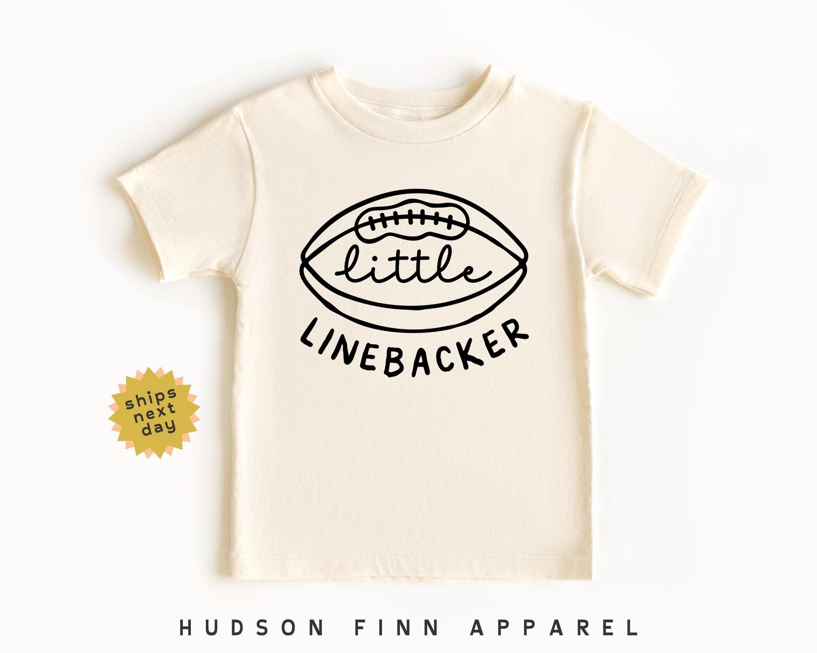 Little Linebacker Kids Football Shirt, Boys Football Toddler Tee ...