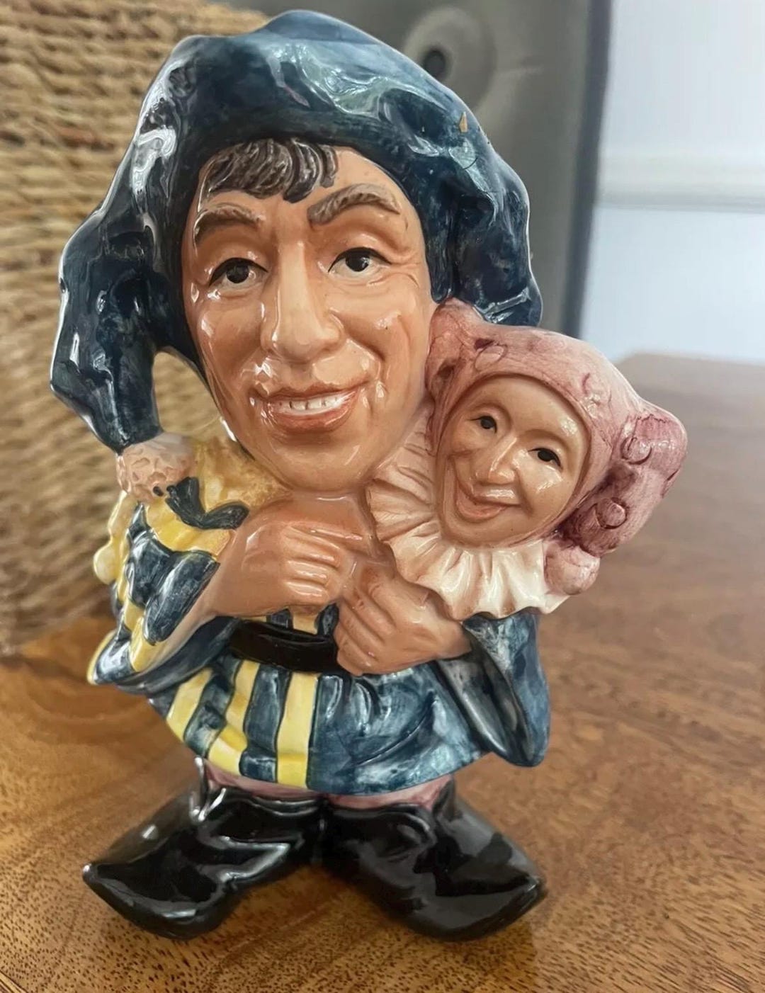 Vintage Punch & Judy Character Toby Jug Fantastic Condition 6” Tall X 4 ...