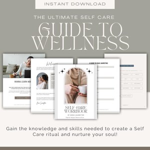 A Guide to Wellness: Self-care Workbook - Etsy