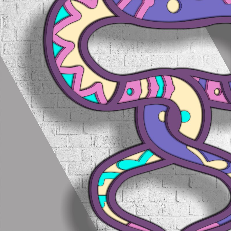 Snakes SVG, Reptile SVG, Multilayer Laser Cut, Instant Digital Download ...