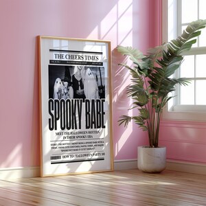 Spooky Babe Newspaper Print - Fun Halloween Wall Art, in My Spooky Era ...