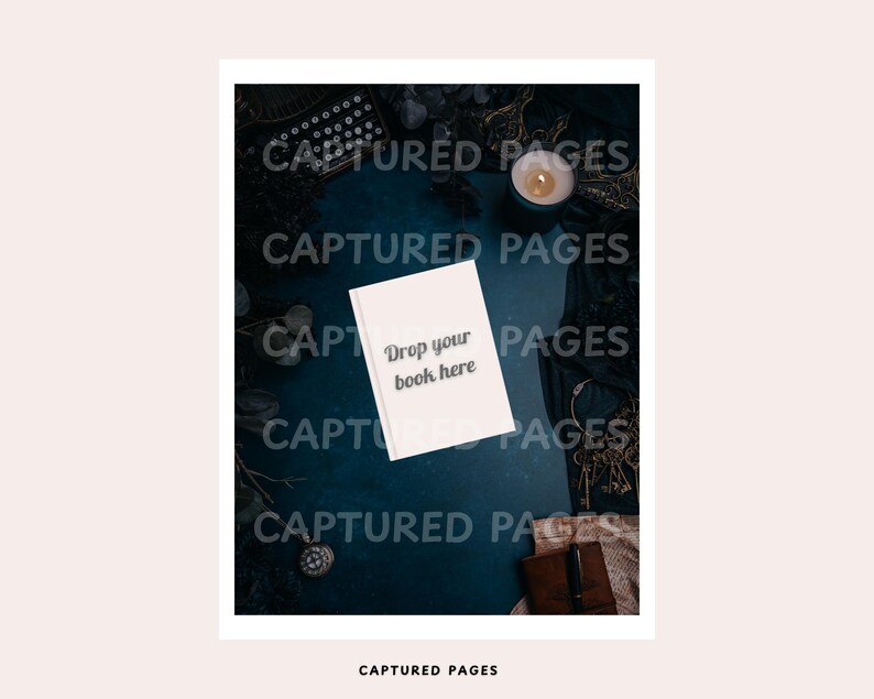 31 Dark Academia Book Mockup Bundle| Moody Bookstagram Flat Lay ...