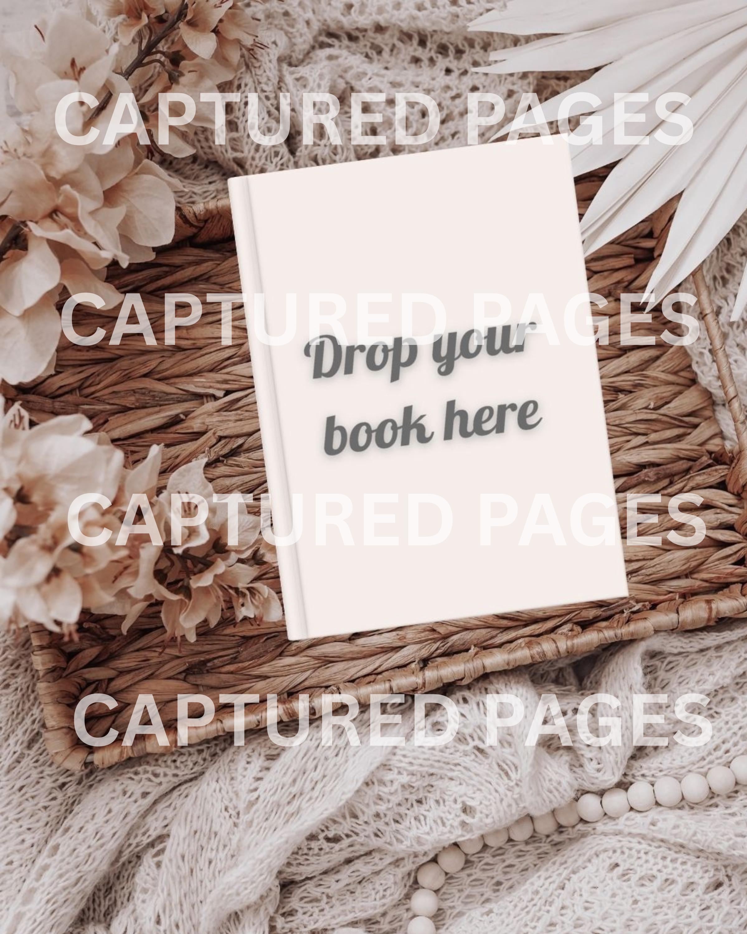 Book Flat Lay Canva Template: Instagram Mockup (digital Download ...