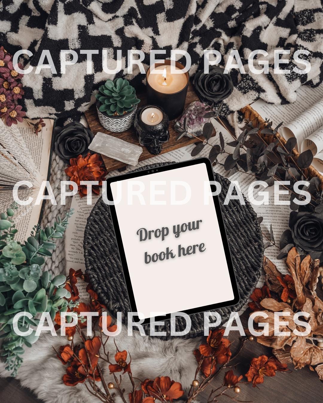 Book Flat Lay Canva Template | Instagram Aesthetic Mockup | Digital ...