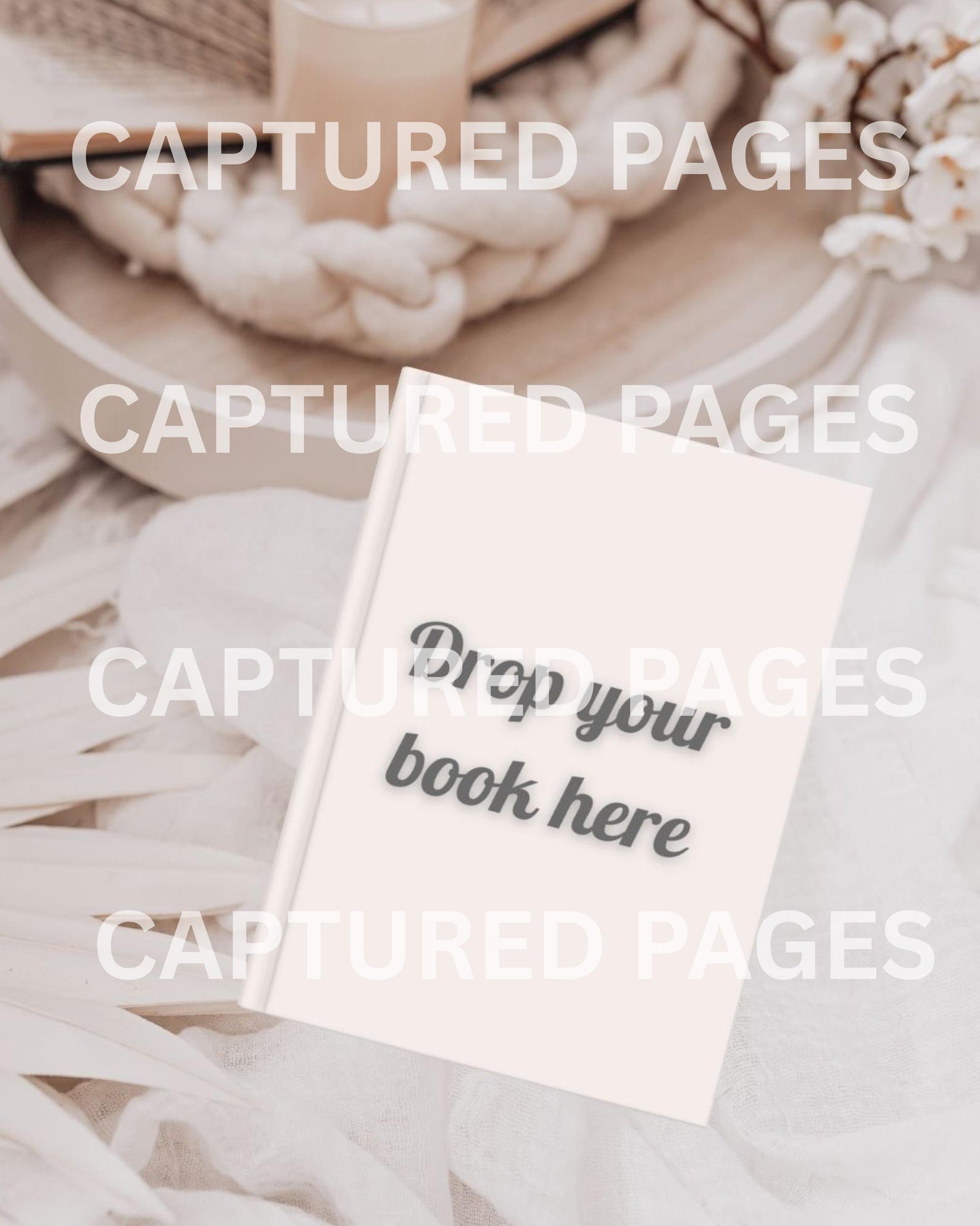 Book Flat Lay Canva Template: Instagram Mockup (digital Download ...