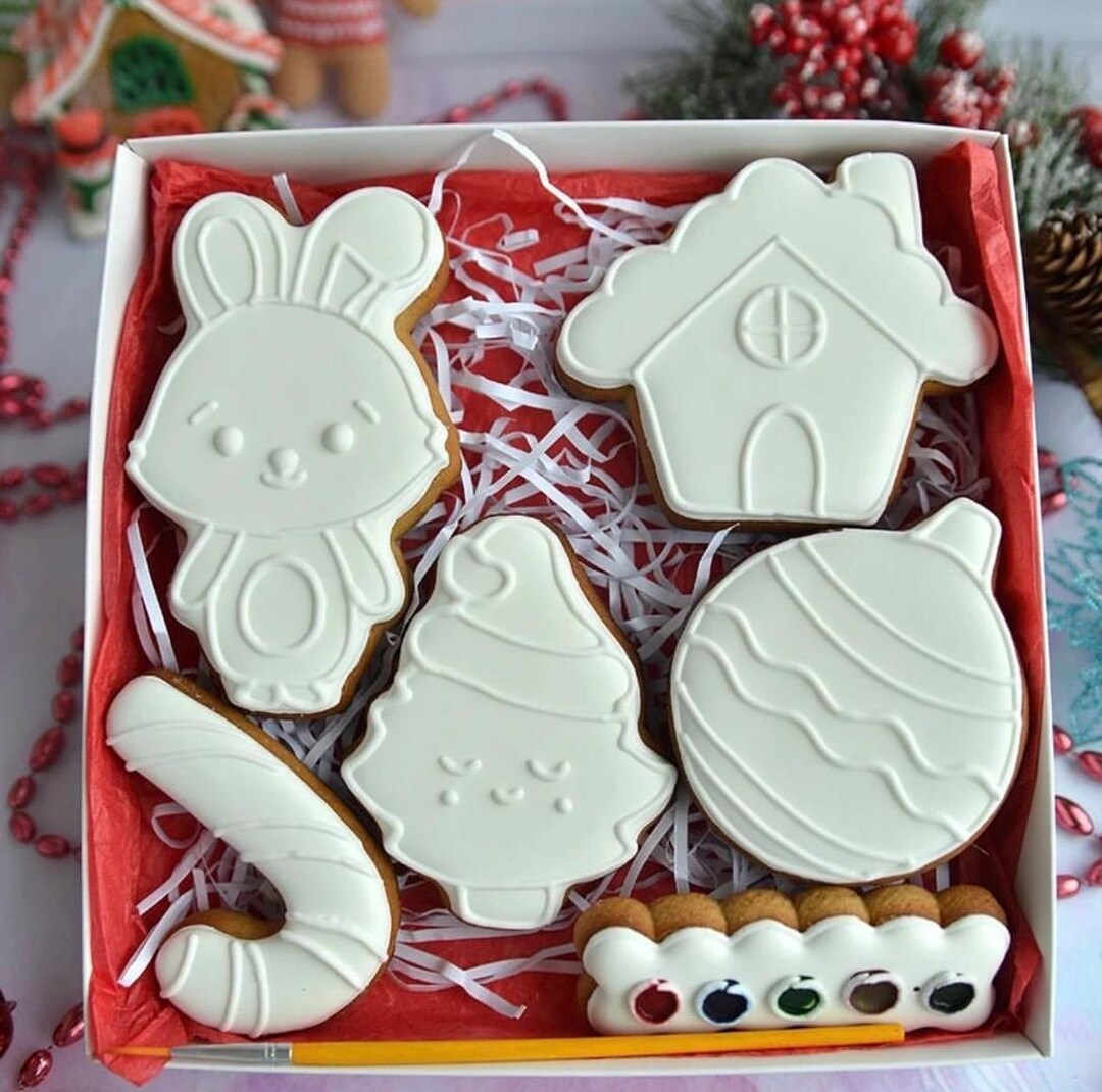 Merry Christmas Coloring Cookies for Kids. - Etsy