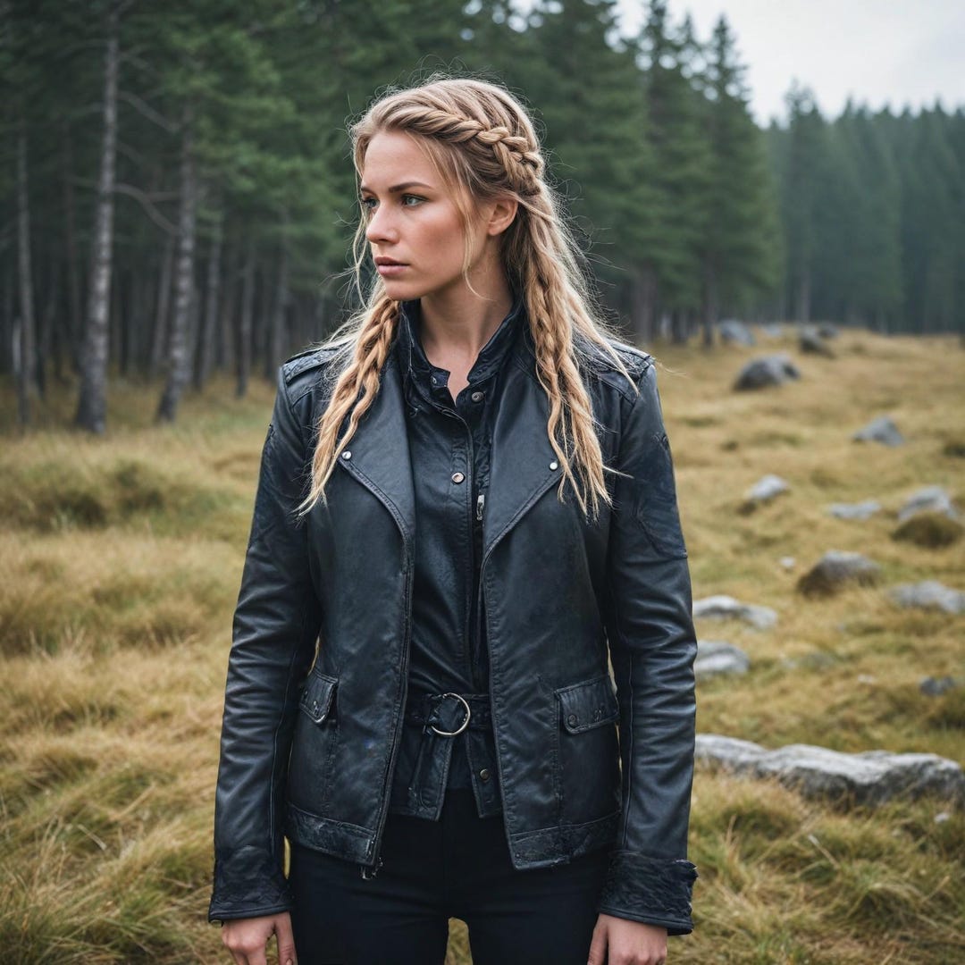 Genuine Leather Viking Jacket , Viking Warrior Leather Jacket , Unisex ...
