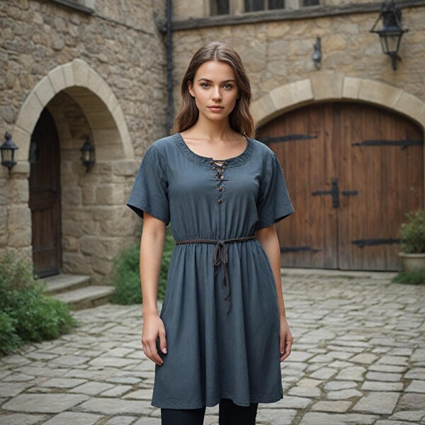 Dark Gray Tunic - Etsy